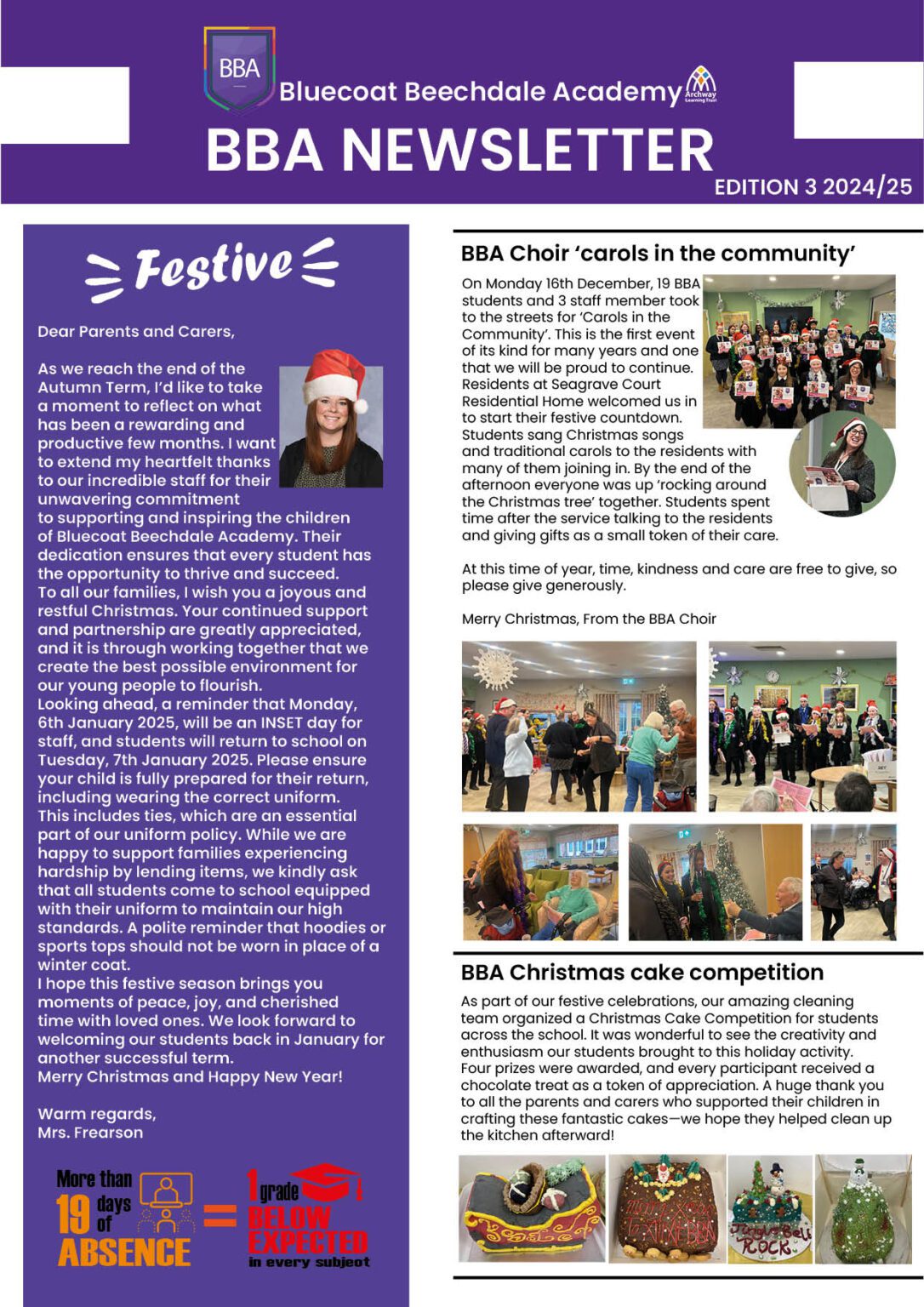 BBA Newsletter Edition 3 2024/2025 - Bluecoat Beechdale Academy